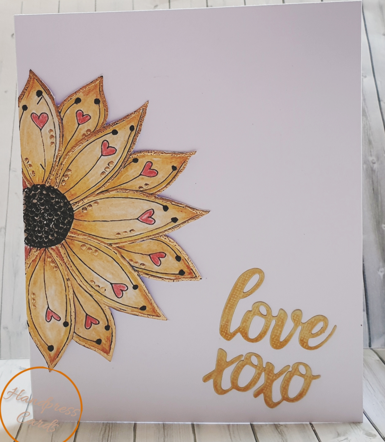 Love You XOXO greeting card - Handmade personalised greeting cards for ...