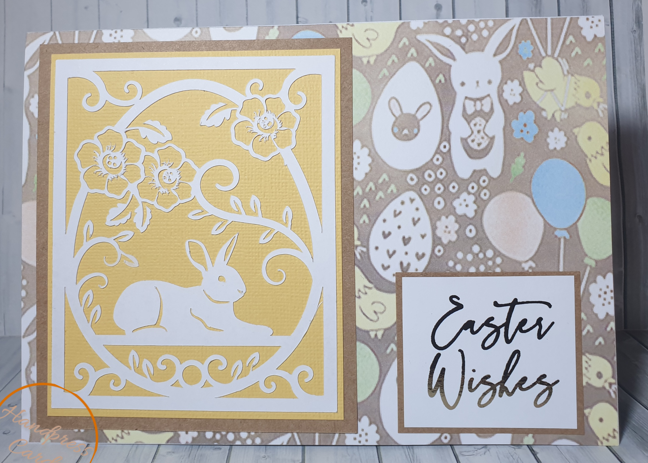 Easter Wishes greeting card - Handmade personalised greeting cards for ...