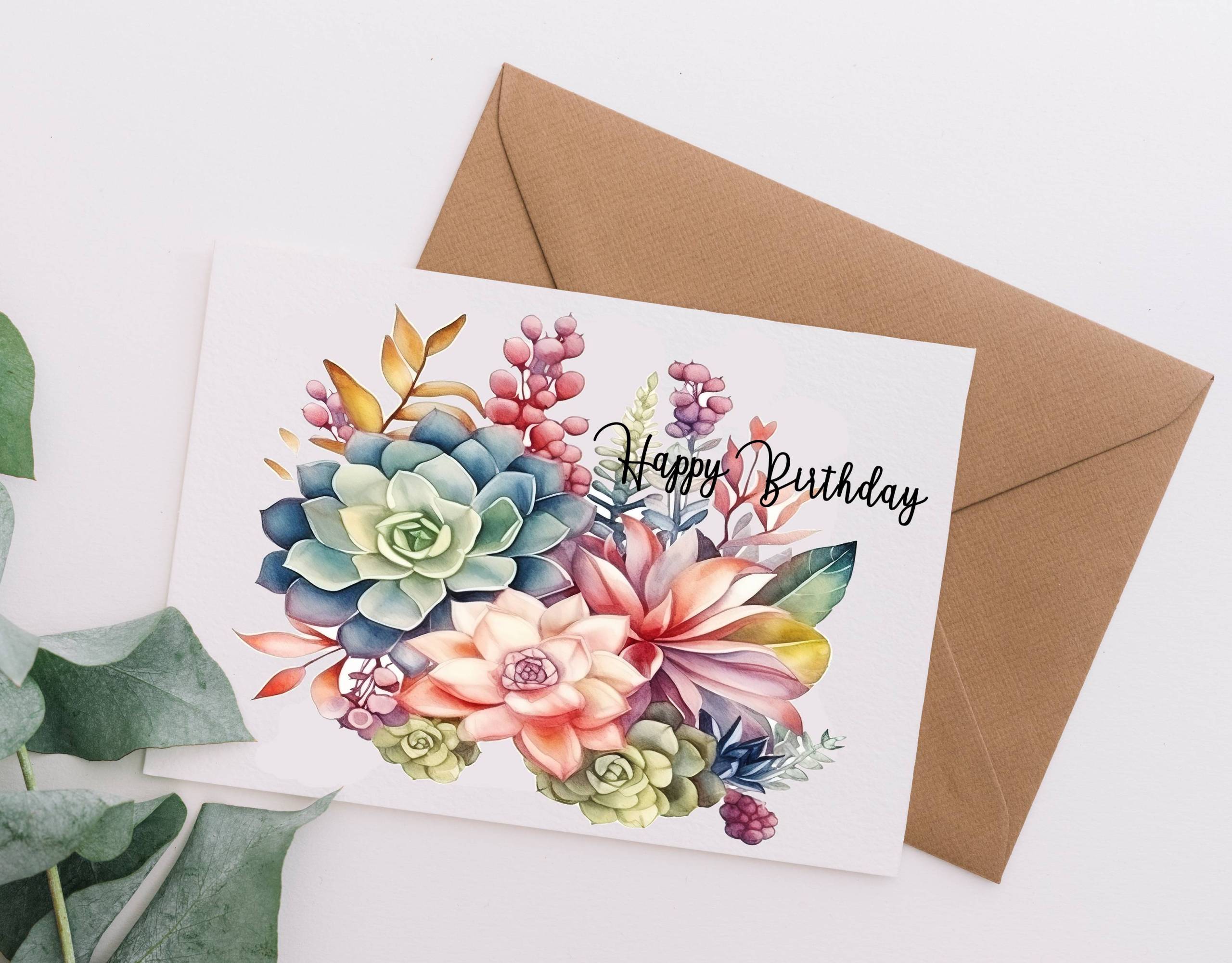 Handmade personalised greeting cards